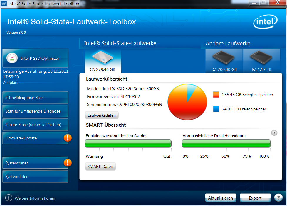 Solid State Drives: Intels SSD-Toolbox 3.0 ist fertig - Golem.de