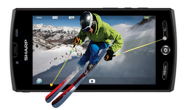 Sharp Aquos Phone SH80F: Android-Smartphone mit 3D-Display - Golem.de