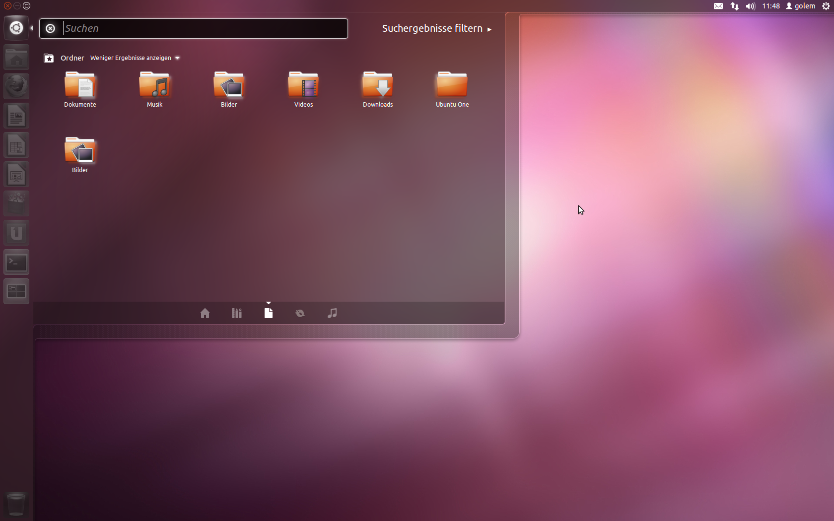 Test: Ubuntu 11.10 hübscht Unity auf - Golem.de
