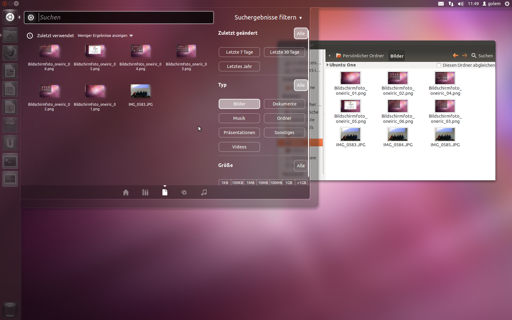 Test: Ubuntu 11.10 hübscht Unity auf - Golem.de