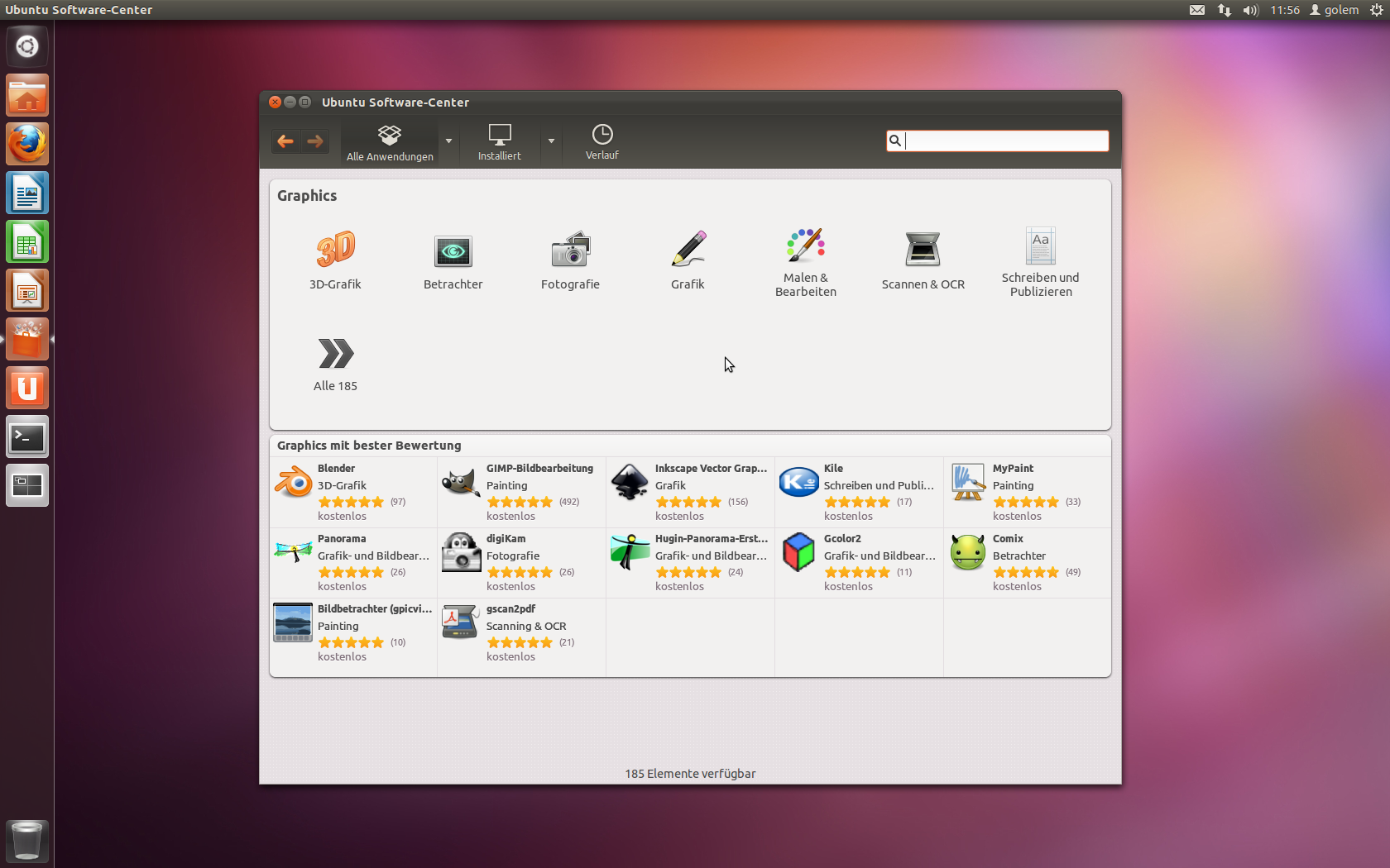 Test: Ubuntu 11.10 hübscht Unity auf - Golem.de
