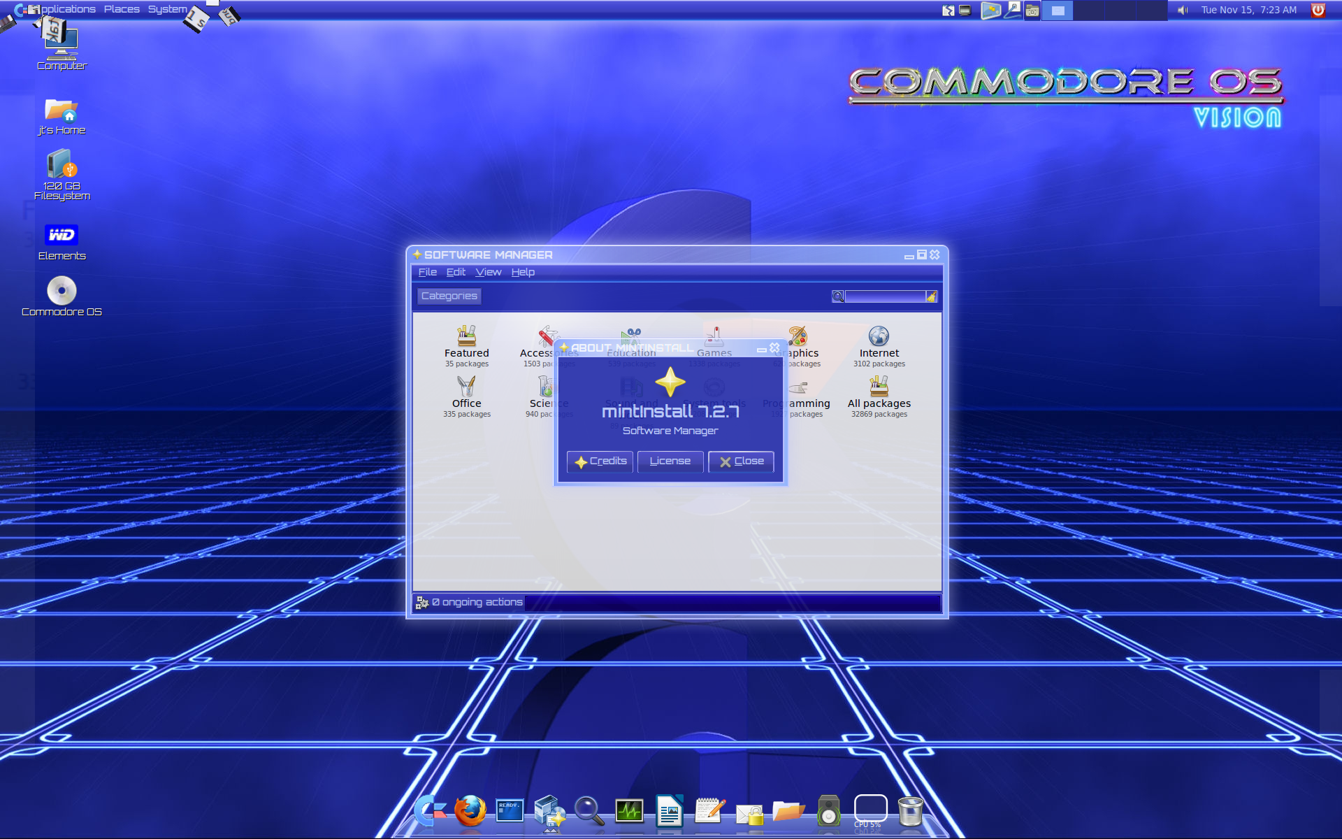 Commodore OS Vision: Linux im Brotkasten-Look - Golem.de