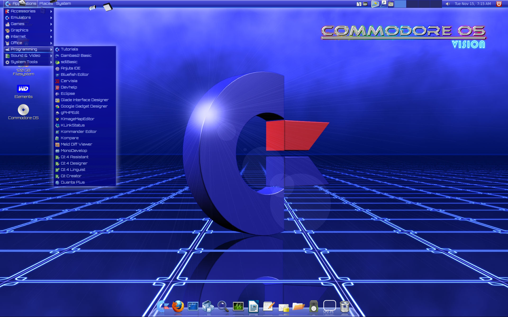 Commodore OS Vision: Linux im Brotkasten-Look - Golem.de