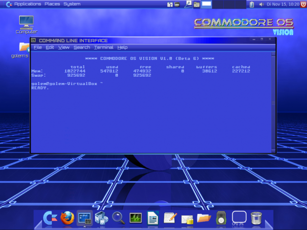 Commodore OS Vision: Linux im Brotkasten-Look - Golem.de
