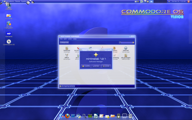 Commodore OS Vision: Linux im Brotkasten-Look - Golem.de