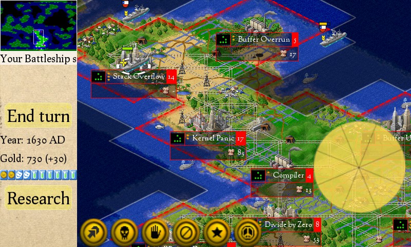 Mobiles Strategiespiel: Freeciv für Android als Beta-Download - Golem.de