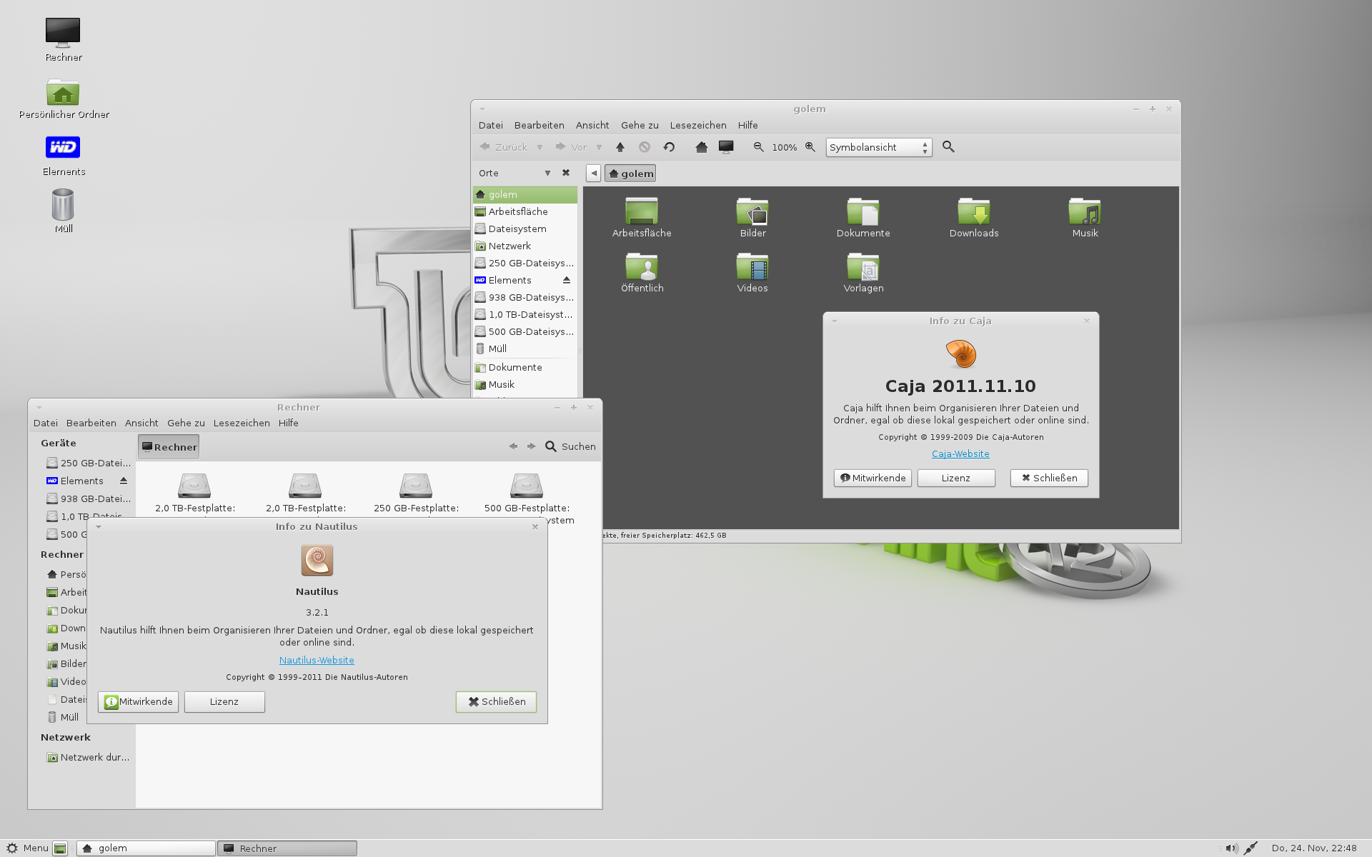 Linux-Distributionen: Linux Mint 12 im Gnome-2-Look - Golem.de