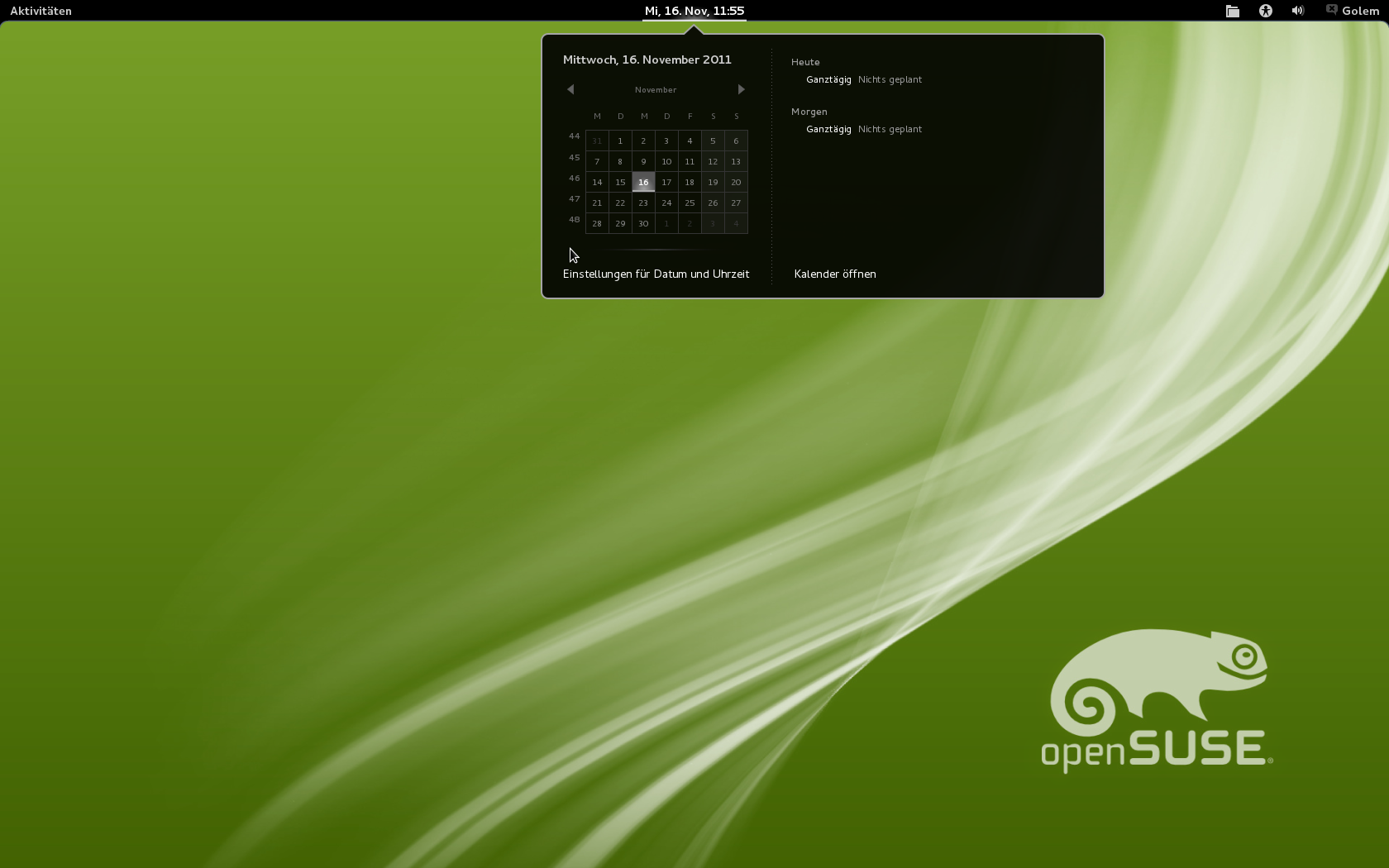 Test: Opensuse 12.1 bereit für Experimente - Golem.de