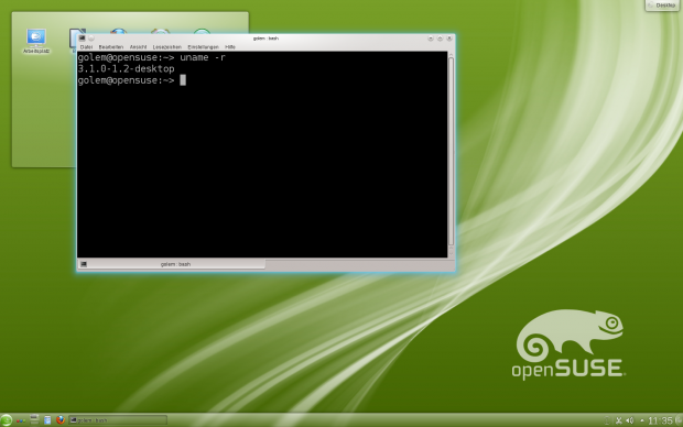 Test: Opensuse 12.1 bereit für Experimente - Golem.de
