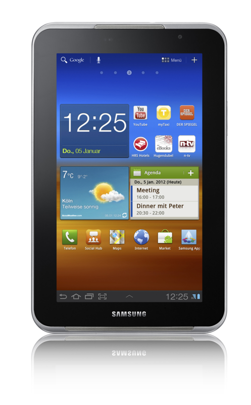 Android-Tablet: Samsungs Galaxy Tab 7.0 Plus N kostet 570 Euro - Golem.de