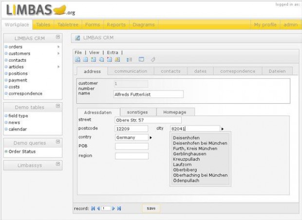Datenbankanwendungen: Limbas 2.3 unterstützt Microsoft SQL - Golem.de