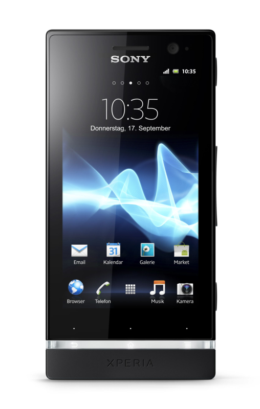 Sony Xperia U: Android-Smartphone für 260 Euro - Golem.de
