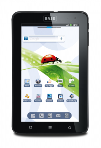 Android-Tablet: Base Tab 7.1 mit 7-Zoll-Display für 250 Euro - Golem.de