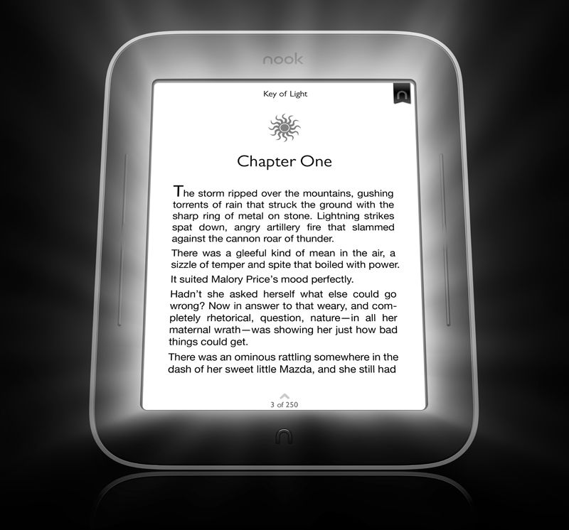 E-Book-Reader: Nook Simple Touch mit integrierter Leselampe - Golem.de