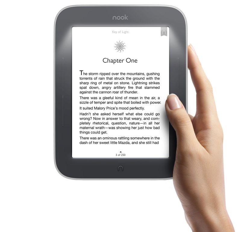 E-Book-Reader: Nook Simple Touch mit integrierter Leselampe - Golem.de