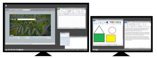 Windows 8 Release Preview: Microsoft verbessert Multi-Monitor ...