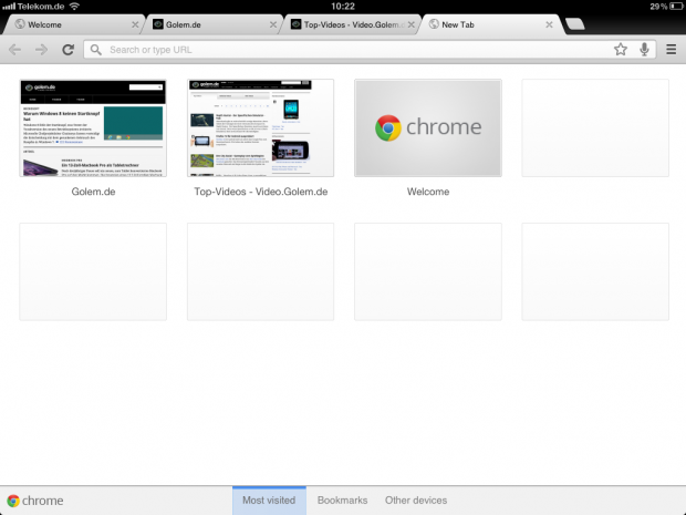 Google I/O: Chrome für iPhone und iPad - Golem.de