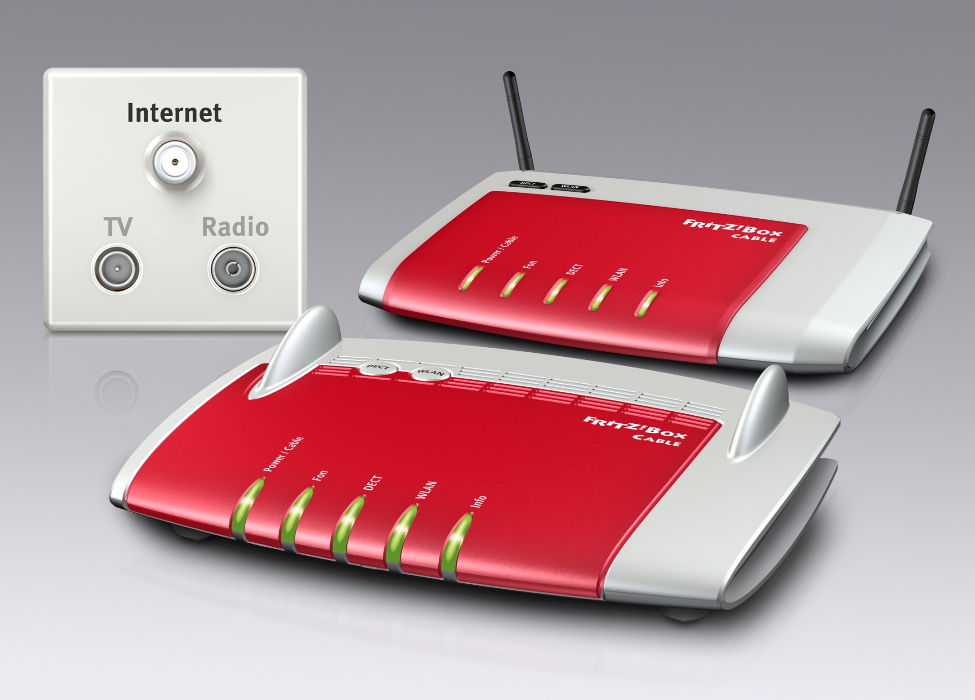 AVM: Fritzbox 6340 Cable für den Kabelanschluss - Golem.de