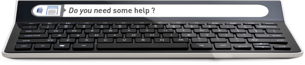 Smartype: Tastatur mit Display gegen Nackenschmerzen - Golem.de