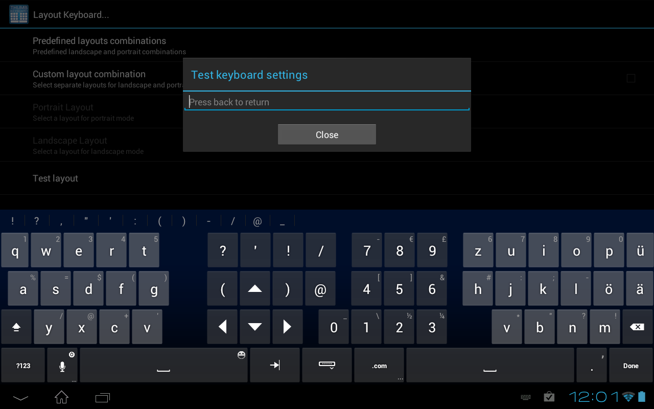 Thumb Keyboard: Daumentastatur für Android-Geräte heute gratis - Golem.de