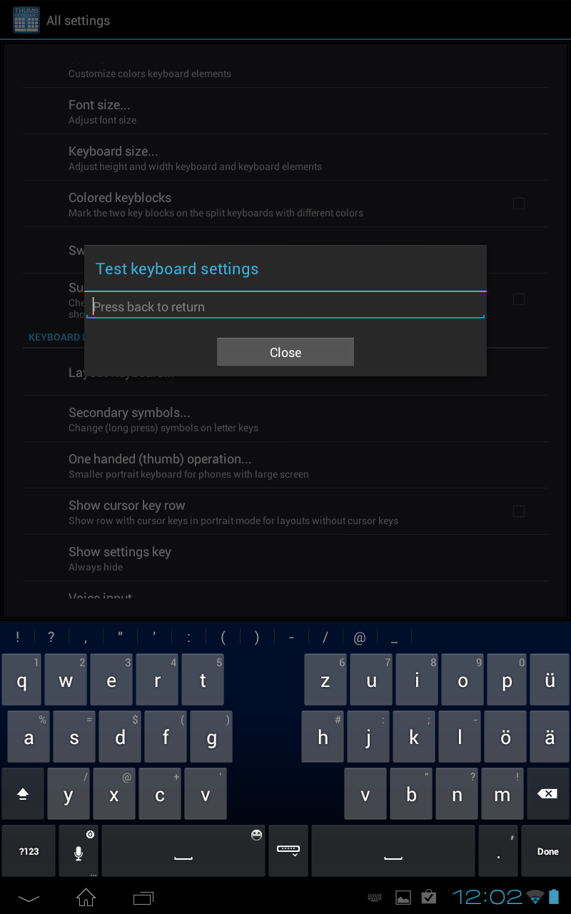Thumb Keyboard: Daumentastatur für Android-Geräte heute gratis - Golem.de
