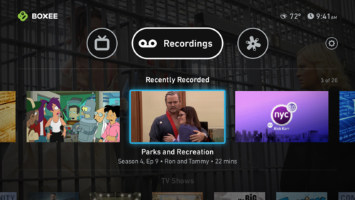 Boxee TV: Videorekorder mit Cloud-Anbindung - Golem.de