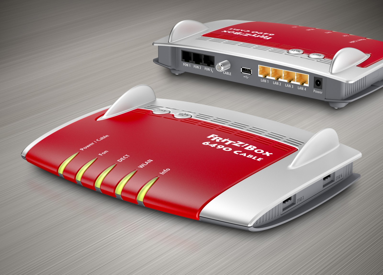 Fritzbox 7490: AVMs neues Spitzenmodell erreicht per WLAN 1,3 GBit/s ...