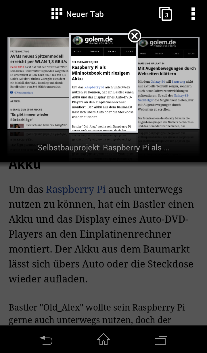 Browser: Opera für Android mit Webkit-Engine ist da - Golem.de