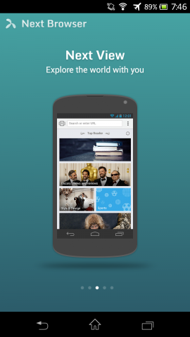 Next Browser angeschaut: Android-Browser mit Gestensteuerung - Golem.de