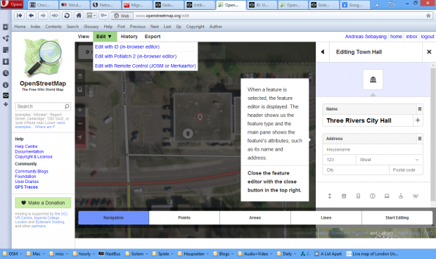 Openstreetmap: Leicht bedienbarer iD-Editor nun in der Standardauswahl ...