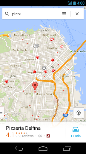 Google Maps 7 für Android: Button zum Herunterladen von Offlinekarten ...