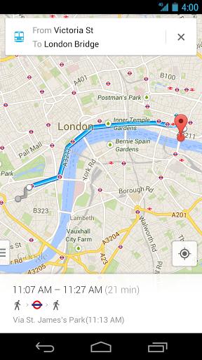 Google Maps 7 für Android: Button zum Herunterladen von Offlinekarten ...