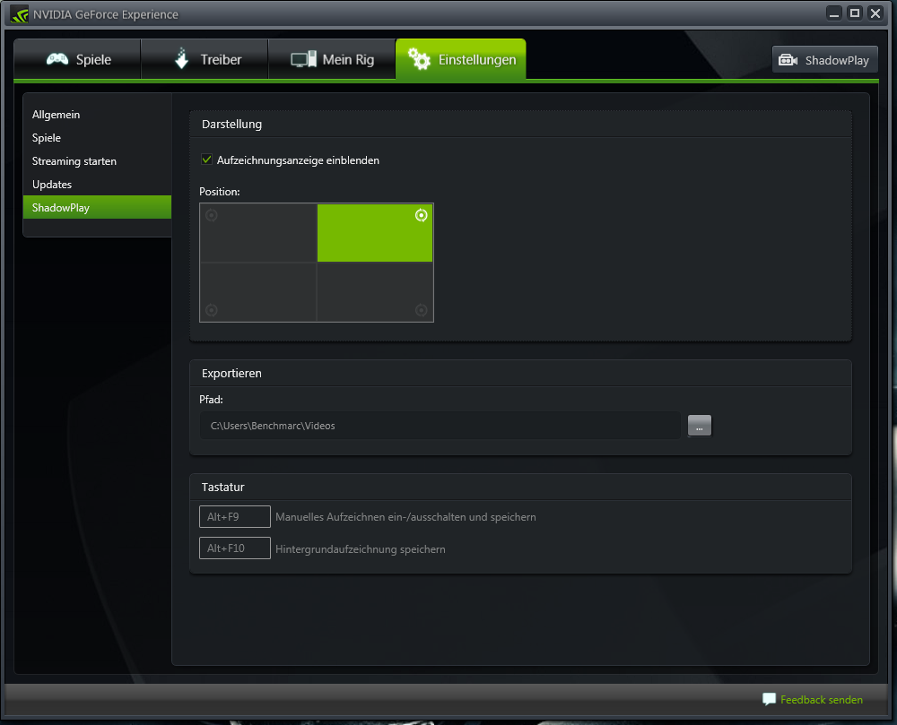 Nvidia Shadowplay ausprobiert: Spielevideos im Schatten von Kepler - Golem.de