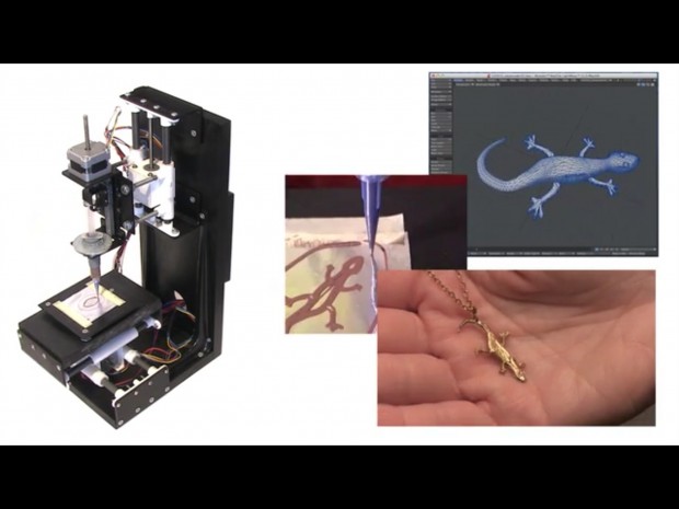 3D-Drucker: Mini Metal Maker druckt Metall - Golem.de