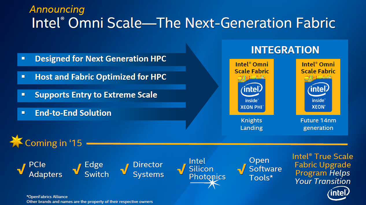 Omni Scale: Xeons und Beschleuniger Xeon Phi ab 2015 optisch verbunden ...