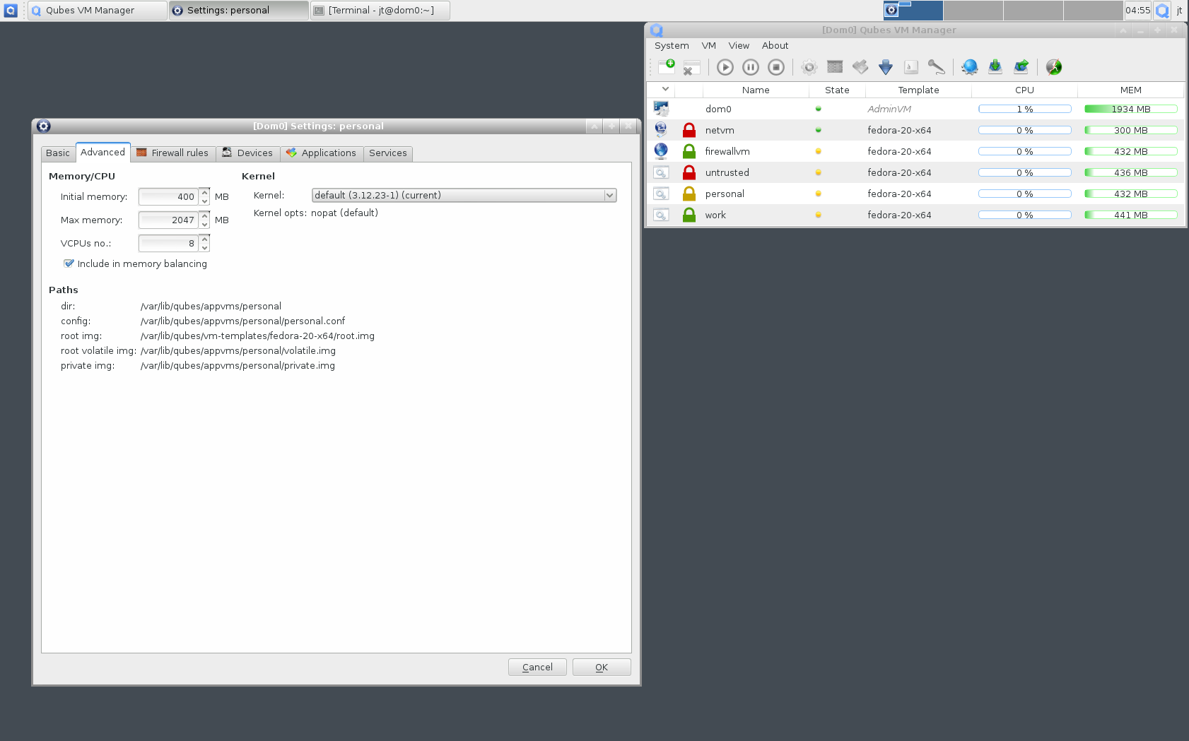Qubes OS angeschaut: Abschottung bringt mehr Sicherheit - Golem.de