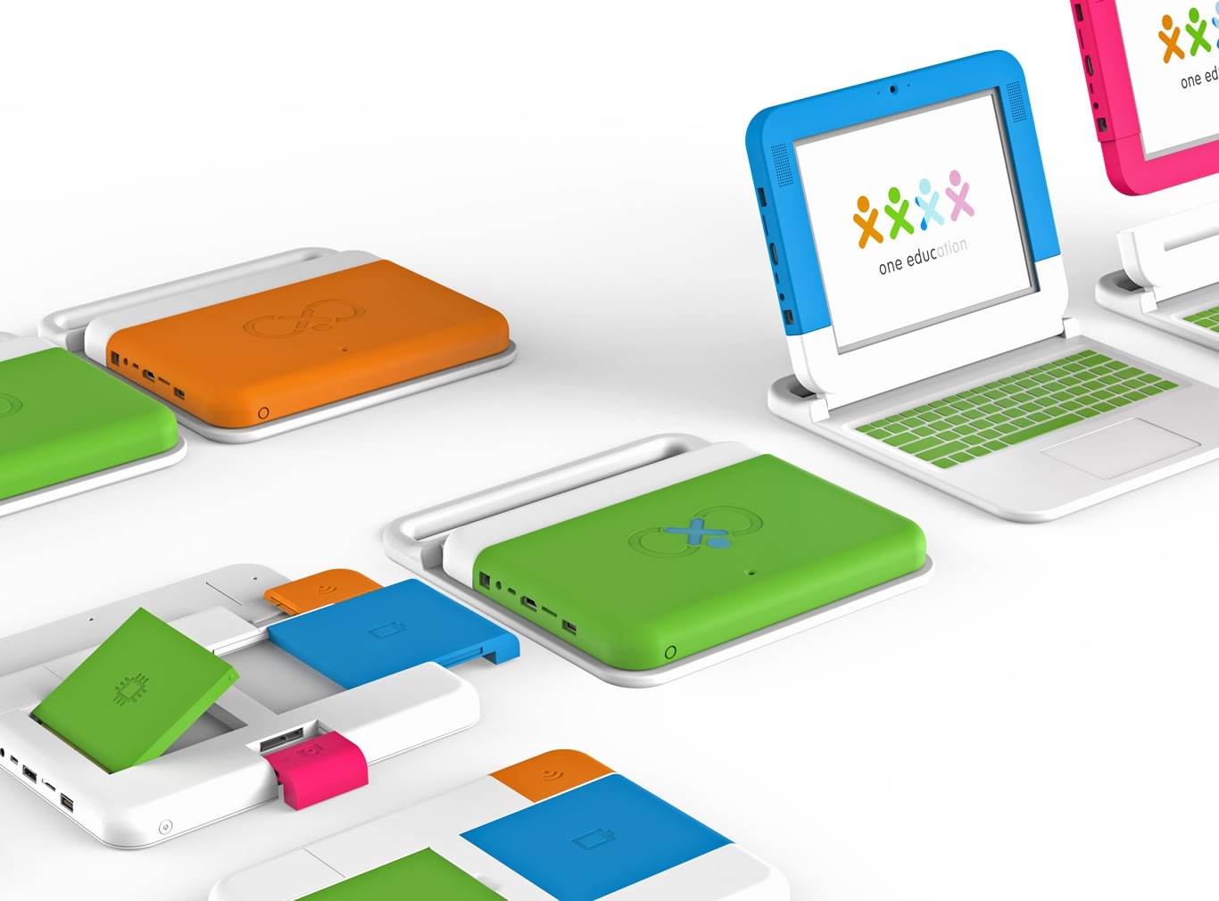 One Laptop Per Child: Lern-Computer XO-Infinity wird modular - Golem.de