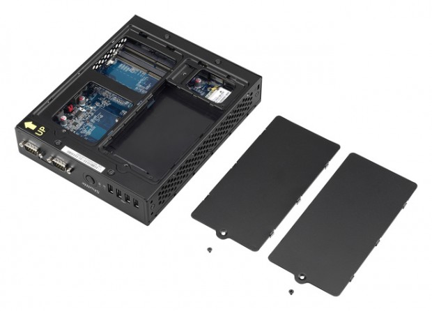 Shuttle DS57U: Passiver Mini-PC mit Broadwell und zwei seriellen Com ...