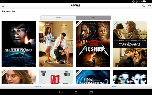 Amazon Prime Instant Video: Streaming-App gibt es offiziell für Android ...