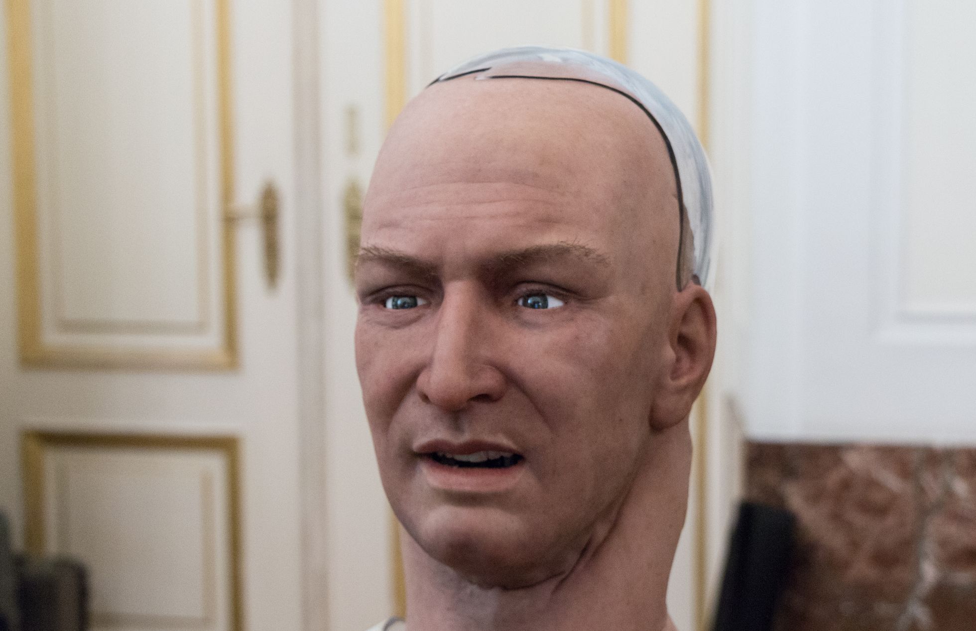 Hanson Robotics: Technik, die dir zuzwinkert - Golem.de