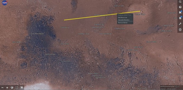 Mars Trek: Nasa zeigt den Mars interaktiv in 3D - Golem.de