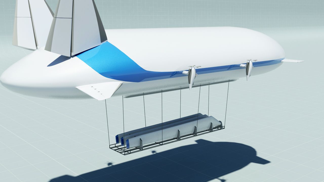 Aeroscraft ML866: Aeros baut großes Transportluftschiff - Golem.de