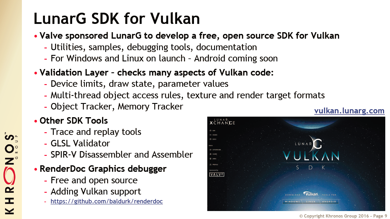 Khronos Group: Spezifikationen des Low-Level-APIs Vulkan veröffentlicht ...