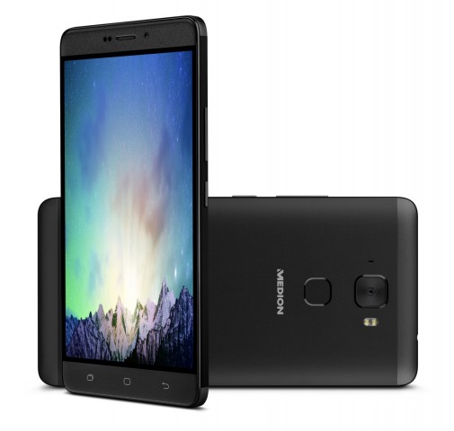 Medion X5520: Smartphone mit Fingerabdrucksensor und reichlich Speicher ...