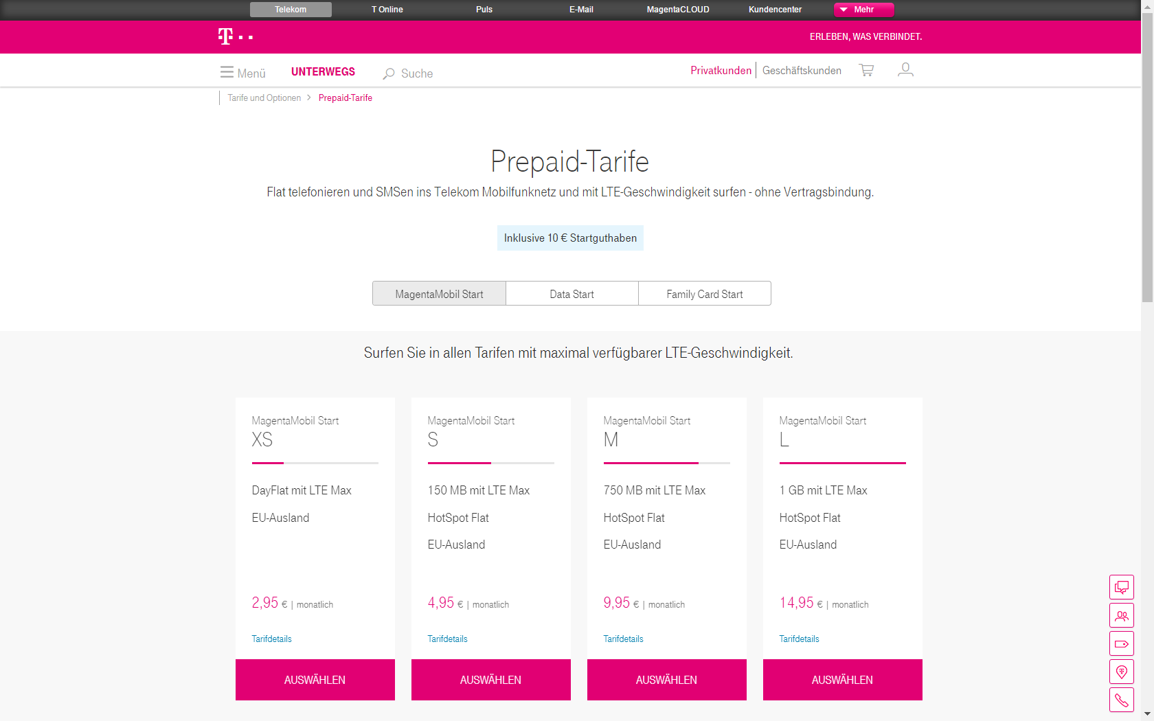 Neue Prepaid-Tarife: Telekom verbirgt verkürzte Laufzeit - Golem.de