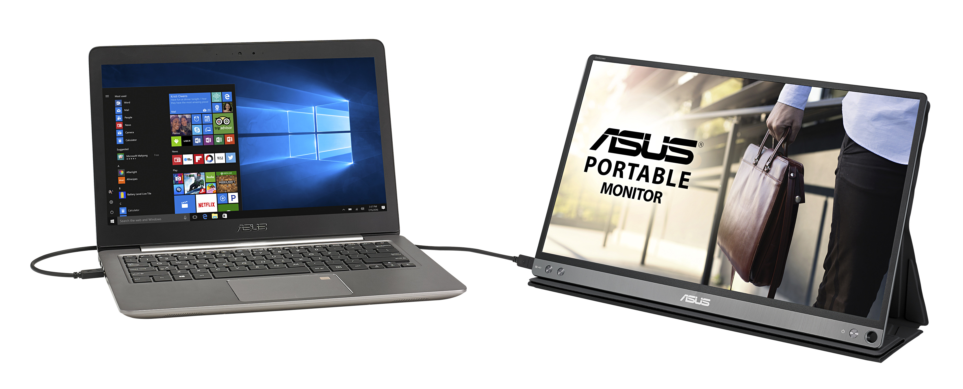 Zenscreen MB16AC: Asus bringt 15,6-Zoll-USB-Monitor für unterwegs ...