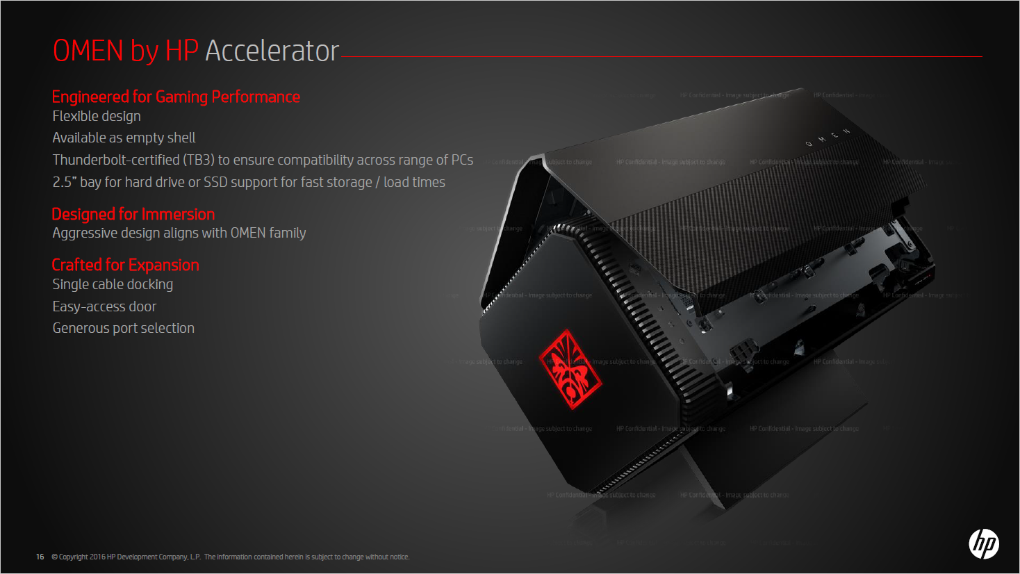 HP Omen: eGPU-Box für 300 Euro und flacher Desktop für VR-Rucksäcke ...