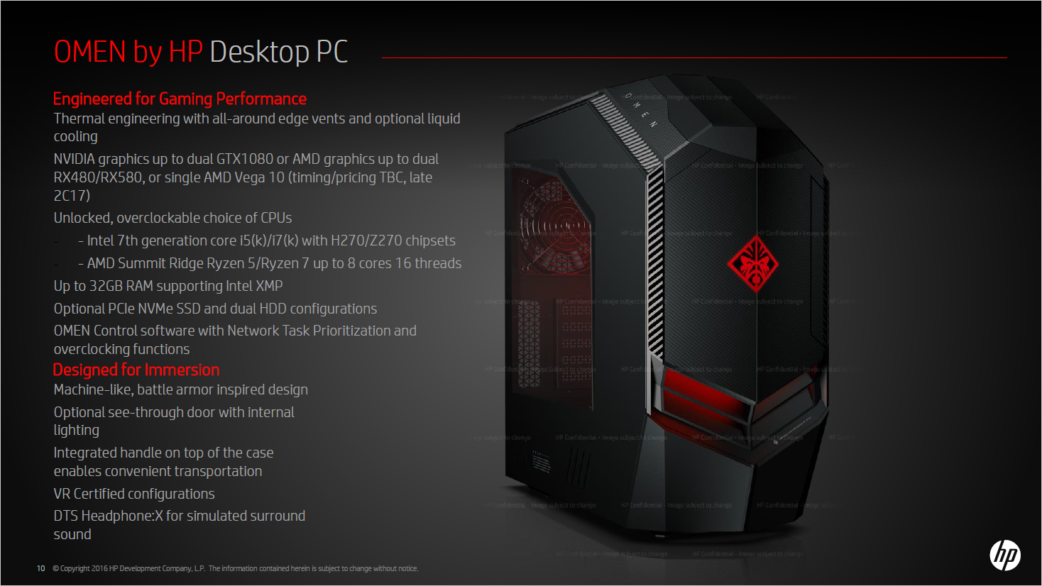 HP Omen: eGPU-Box für 300 Euro und flacher Desktop für VR-Rucksäcke ...