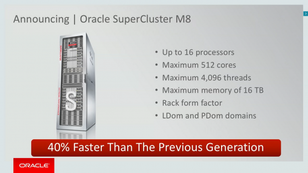 Sparc M8: Oracles neuer Chip ist 40 Prozent schneller - Golem.de