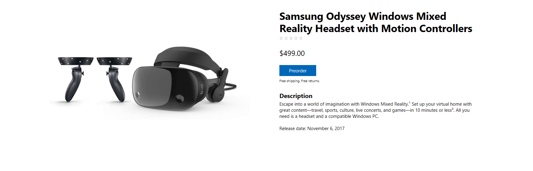 Windows Mixed Reality: Samsungs VR-Headset Odyssey löst am höchsten auf ...
